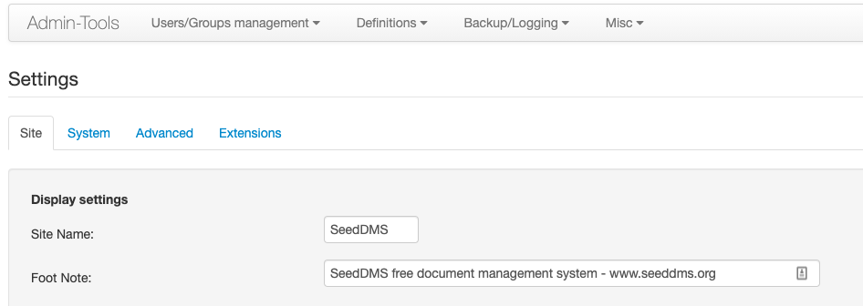 How to install and set up SeedDMS